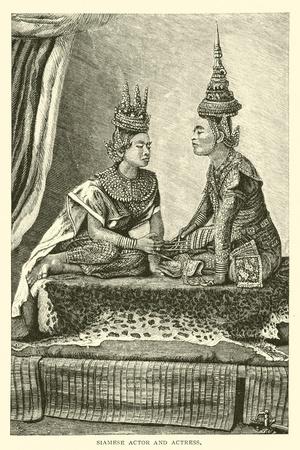 'Siamese Actor and Actress' Giclee Print | AllPosters.com