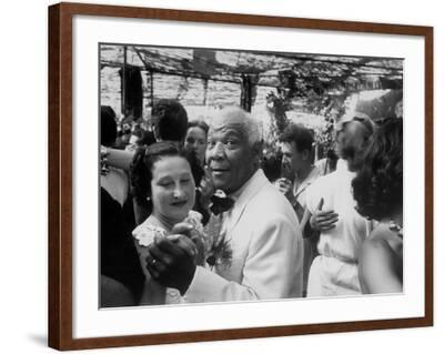 'Sidney Bechet Dancing with His Wife, Elizabeth Ziegler, at their ...