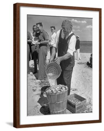 'Sights of a Typical Summer at Cape Cod: Watering Clams to Aid the ...
