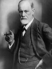 'Sigmund Freud, Founder of Psychoanalysis, Smoking Cigar' Premium ...
