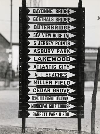 'Signboard with Many Signs' Photographic Print | AllPosters.com