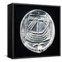 Silver Coin Bearing Image of Drakkar Boat, Minted in Hedeby, Denmark ...