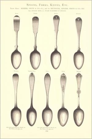 'Simple Silverware Patterns' Prints | AllPosters.com