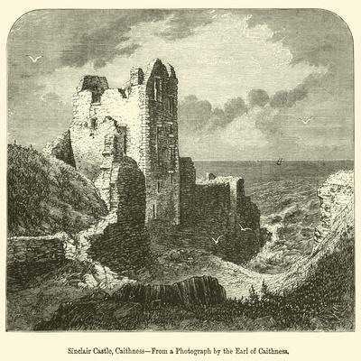 'Sinclair Castle, Caithness' Giclee Print | AllPosters.com