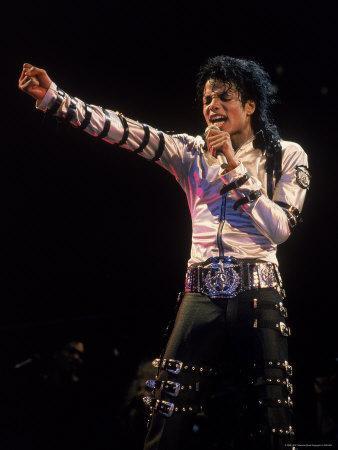 'Singer Michael Jackson Performing' Premium Photographic Print - David ...