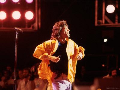 'Singer Mick Jagger Performing' Premium Photographic Print - David ...