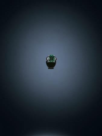 'Single-Stone Ring (Alexandrite & Platinum) (See also 1762468)' Giclee ...
