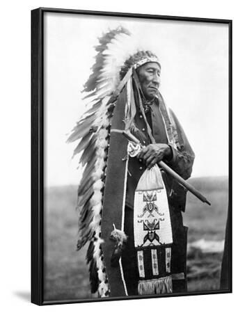 'Sioux Chief, C1905' Photographic Print - Edward S. Curtis | AllPosters.com