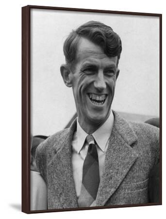 'Sir Edmund Hillary, Portrait, Returning from the Everest Expedition ...