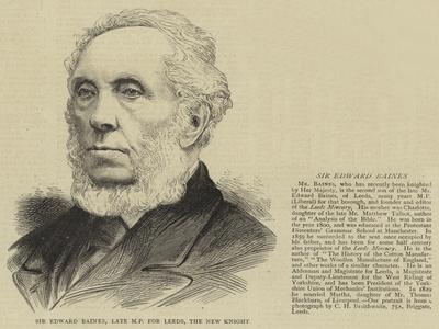 'Sir Edward Baines, Late Mp for Leeds' Giclee Print | AllPosters.com