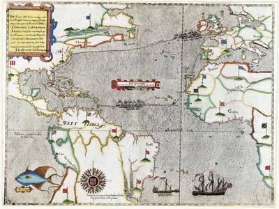 'Sir Francis Drake's Voyage 1585-1586' Photographic Print - Library of ...