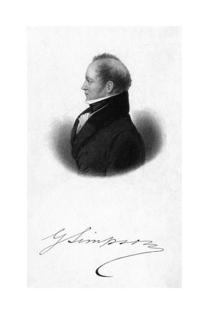 'Sir George Simpson' Giclee Print | AllPosters.com