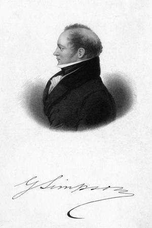 'Sir George Simpson' Art | AllPosters.com