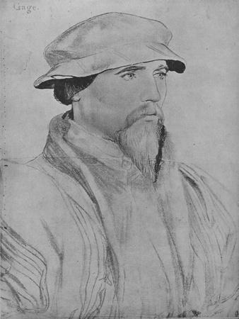 ''Sir John Gage', c1532-1543 (1945)' Giclee Print - Hans Holbein the ...