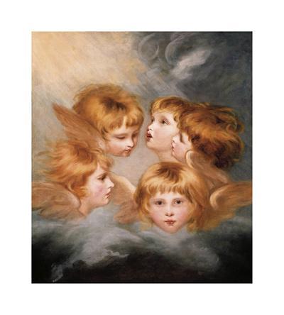 'Heads of Angels - Miss Frances Gordon' Premium Giclee Print - Sir ...