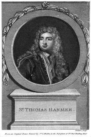 'Sir Thomas Hanmer' Posters - Godfery Kneller | AllPosters.com