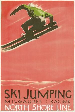 'Ski Jumping Poster' Print | AllPosters.com