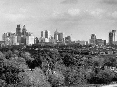 'Skyline View of Houston' Photographic Print | AllPosters.com