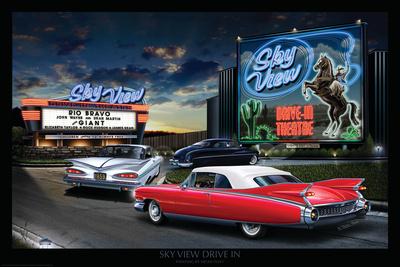 'Skyview Drive In' Posters - Helen Flint | AllPosters.com
