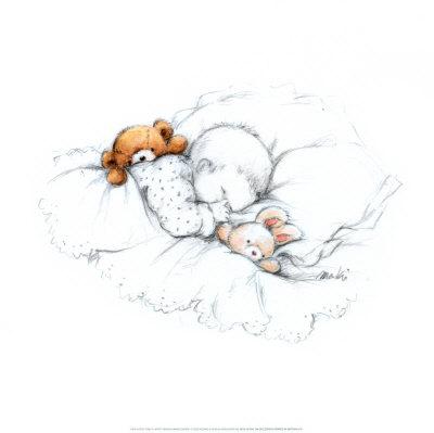 'Sleepy Time III' Poster - Makiko | AllPosters.com