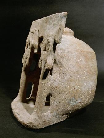 'Small Domestic Shrine: Model of a Temple (Clay)' Giclee Print ...