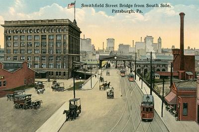 Smithfield Bridge, Pittsburg, Pennsylvania Prints | AllPosters.com