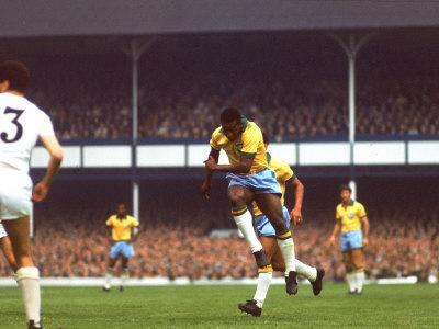 'Soccer Star Pele in Action During World Cup Competition' Premium ...