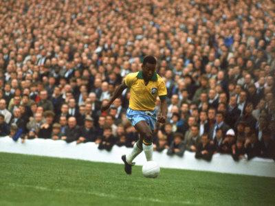 'Soccer Star Pele in Action During World Cup Competition' Premium ...