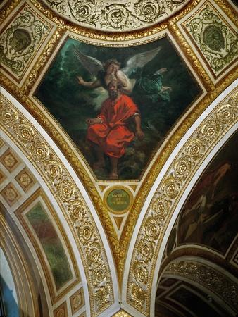 'Socrates and His Demon, Frescos from the Spandrels of the Main Hall ...