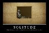 'Solitude: Inspirational Quote and Motivational Poster' Photographic ...