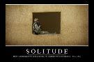 'Solitude: Inspirational Quote and Motivational Poster' Photographic ...