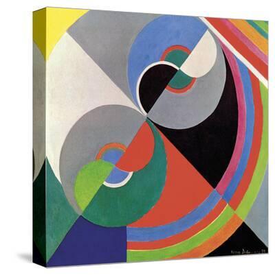 'Rhythm Colour no. 1076, 1939' Stretched Canvas Print - Sonia Delaunay ...