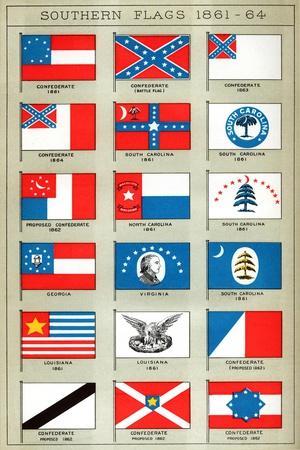 'Southern Flags 1861-64' Posters | AllPosters.com