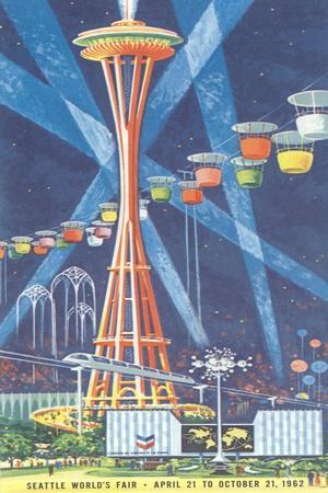 'Space Needle, Seattle World's Fair' Posters | AllPosters.com