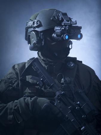 'Special Operations Forces Soldier Equipped with Night Vision ...