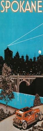 'Spokane Advertising Poster No.1 - Spokane, WA' Prints - Lantern Press ...