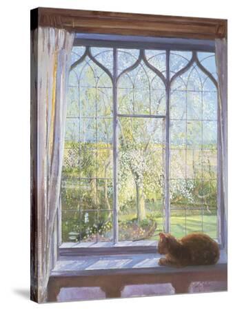 'Spring Window' Stretched Canvas Print - Timothy Easton | AllPosters.com