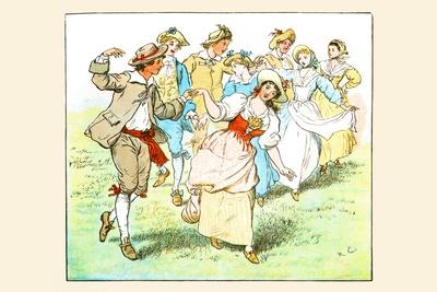 'Square Dance' Posters - Randolph Caldecott | AllPosters.com