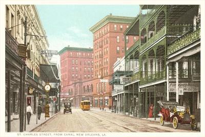 'St. Charles Street, New Orleans, Louisiana' Prints | AllPosters.com