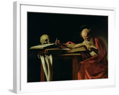 'St. Jerome Writing, circa 1604' Giclee Print - Caravaggio | AllPosters.com