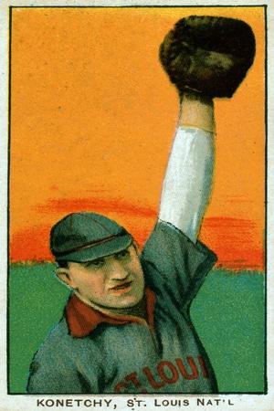 'St. Louis, MO, St. Louis Cardinals, Ed Konetchy, Baseball Card' Prints ...