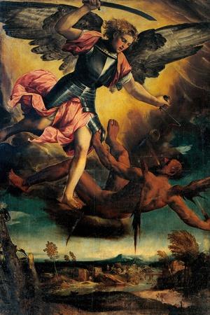 St Michael Slaying The Devil Design