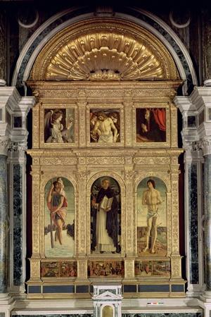 'St. Vincent Ferrer Altarpiece, circa 1465' Giclee Print - Giovanni ...