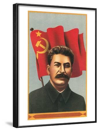 'Stalin with Soviet Union Flag' Posters | AllPosters.com