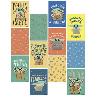 'Star Wars: The Mandalorian - Grogu 12-Pack Poster Collage' Prints ...