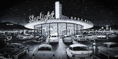 'Starlight Drive-In' Giclee Print - Shawn Mackey | AllPosters.com