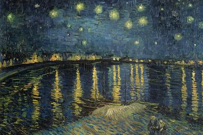 'Starry Night over the Rhone, c.1888' Posters - Vincent van Gogh ...