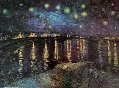 'Starry Night Over the Rhone' Prints - Vincent van Gogh | AllPosters.com
