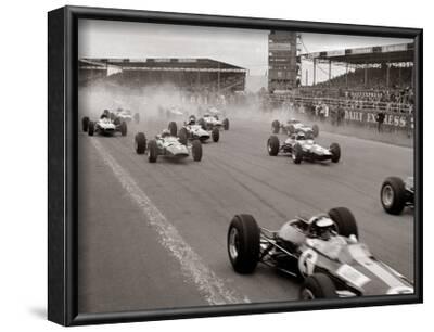 'Start of the British Grand Prix at Siverstone, 1965' Photographic ...