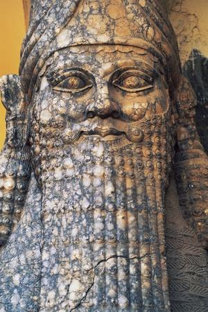 'Statue from Nergal Gate, Nineveh, Surroundings of Mosul' Giclee Print ...